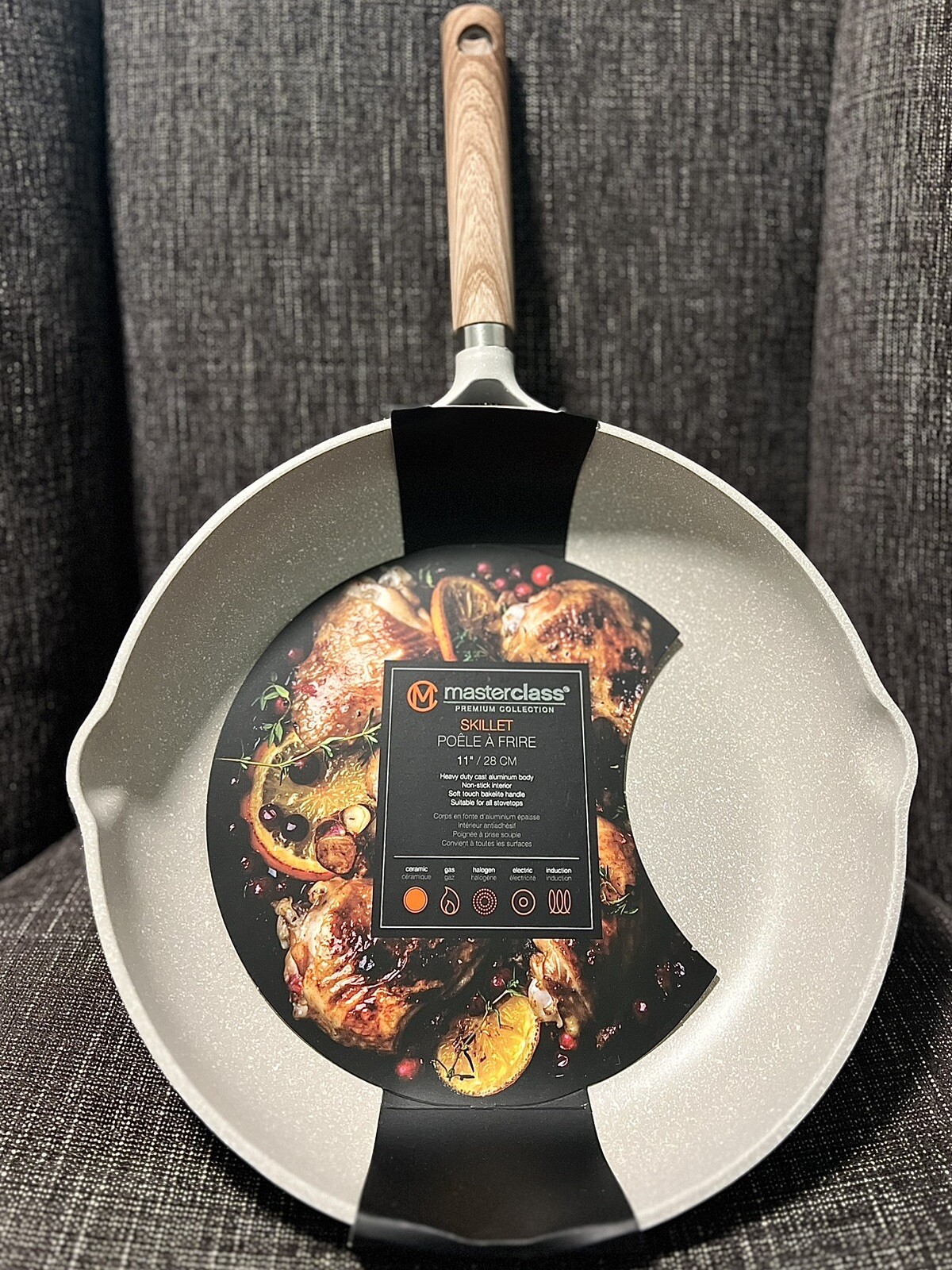 Masterclass Premium Cookware 11" Skillet Frying Pan Beige BRAND NEW | eBay