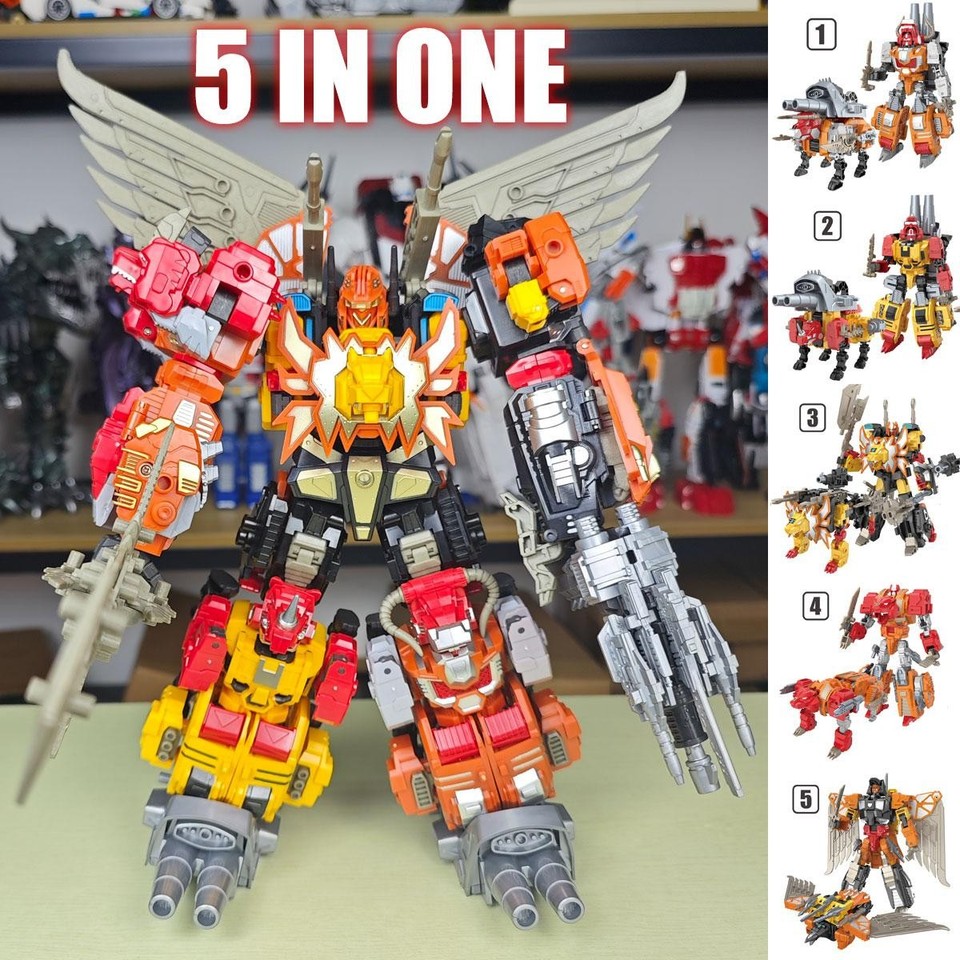 6 in 1 Predacons Combiners Wars Ko Transformers Predaking G1 30cm Nobox ...