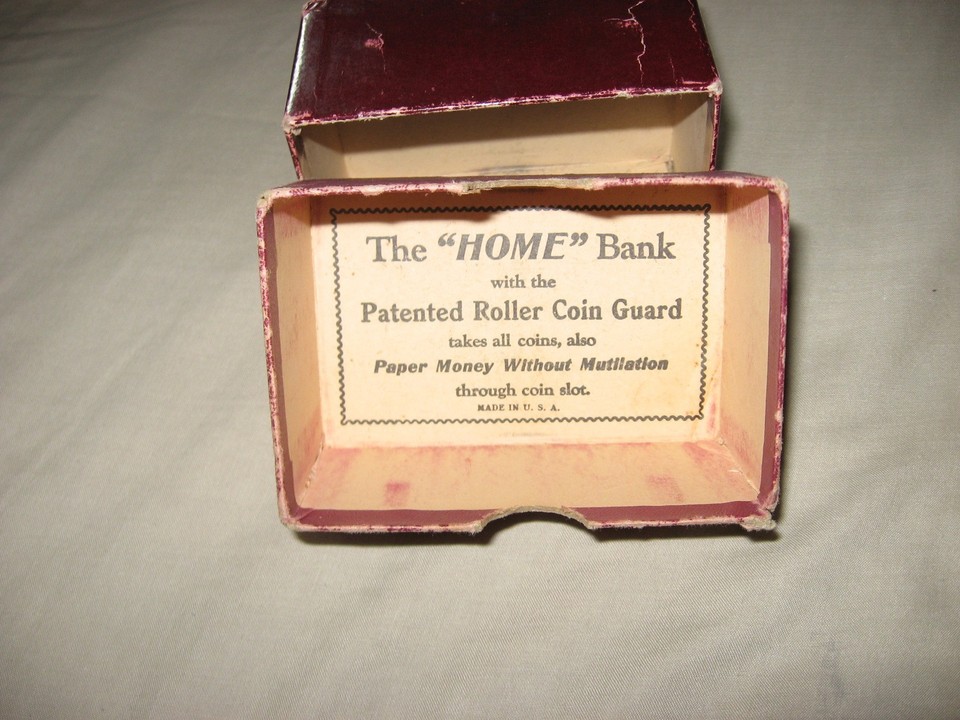 First Citizens State Bank Whitewater Wis. Vintage Metal Coin Bank Orig ...