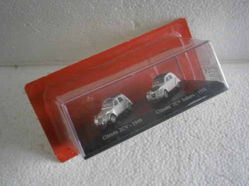VOITURE MINIATURE DUO CITROEN 2CV COFFRET ATLAS (1949/1958) 1/87 ho | eBay