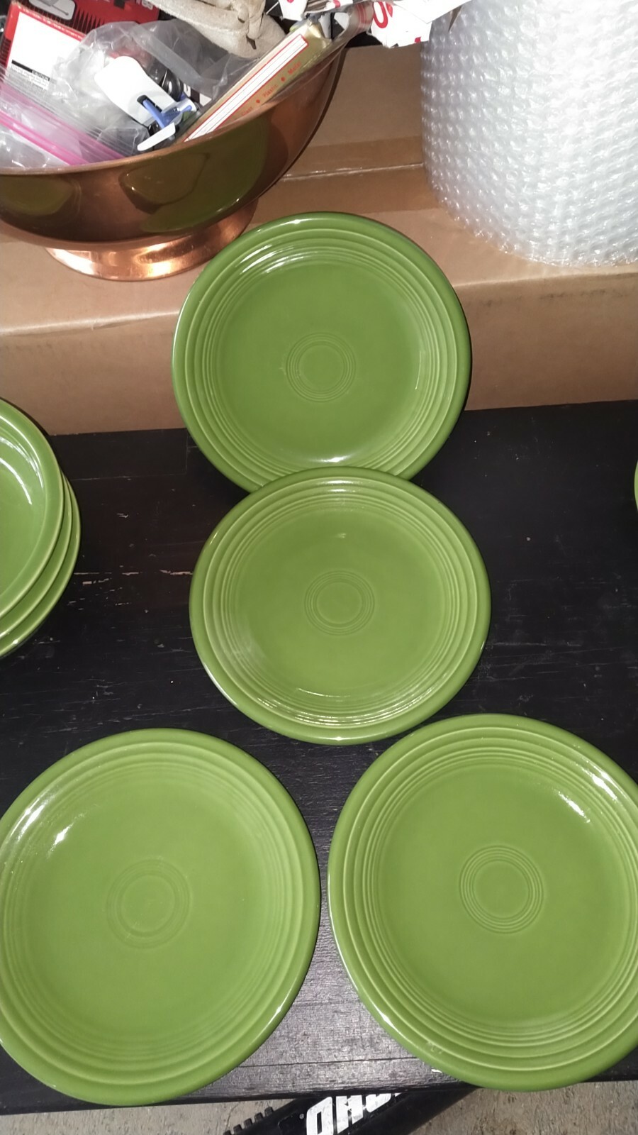 Fiestaware Green Salad Dessert Plate Fiesta 7 1/4” HLC USA | eBay