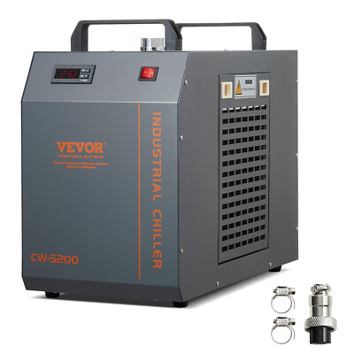 VEVOR Industrial Water Chiller CW-5200 7L 13L/min Laser Chiller with ...