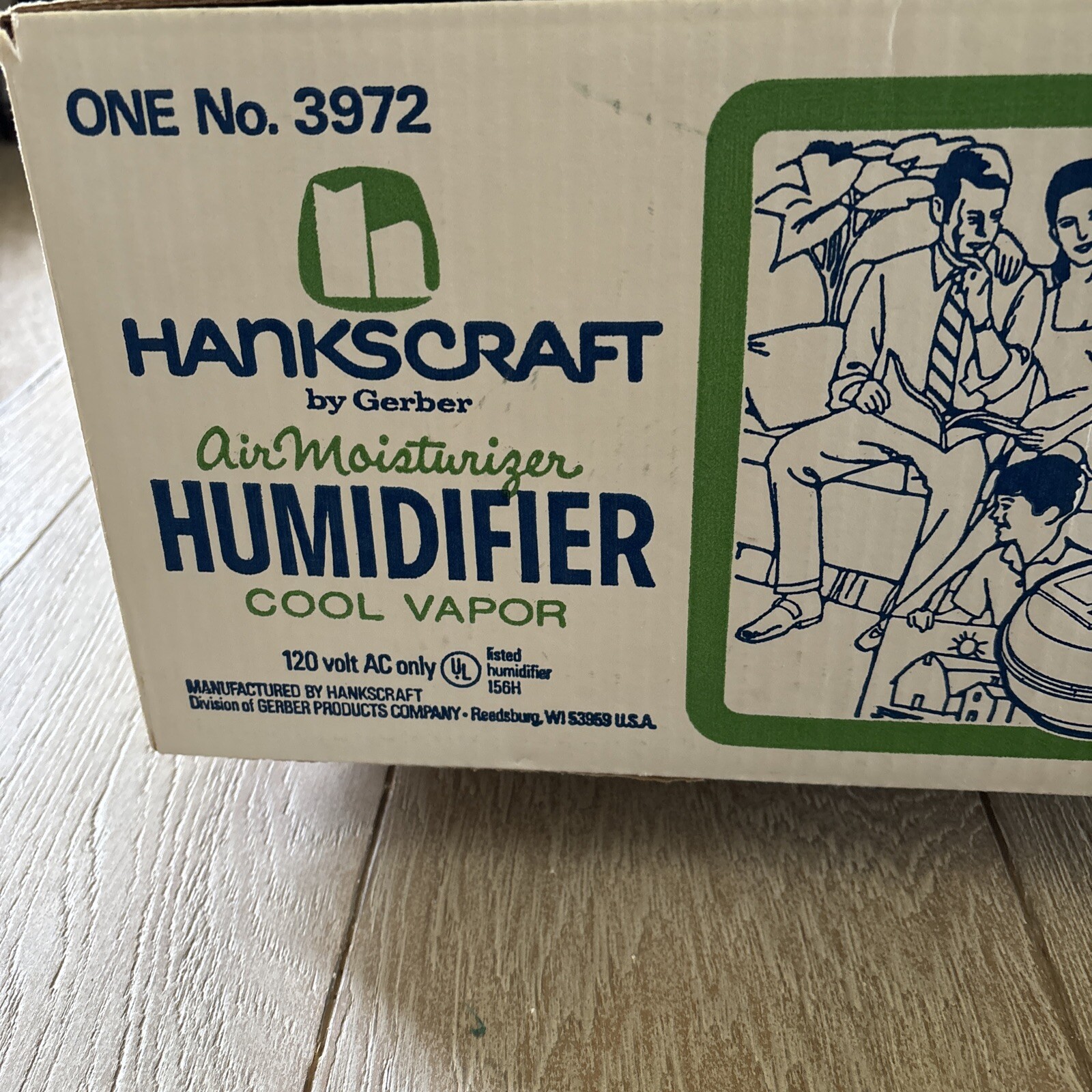 Hankscraft 3972-A Cool Vapor Mist Humidifier Vaporizer Air Moisturizer ...