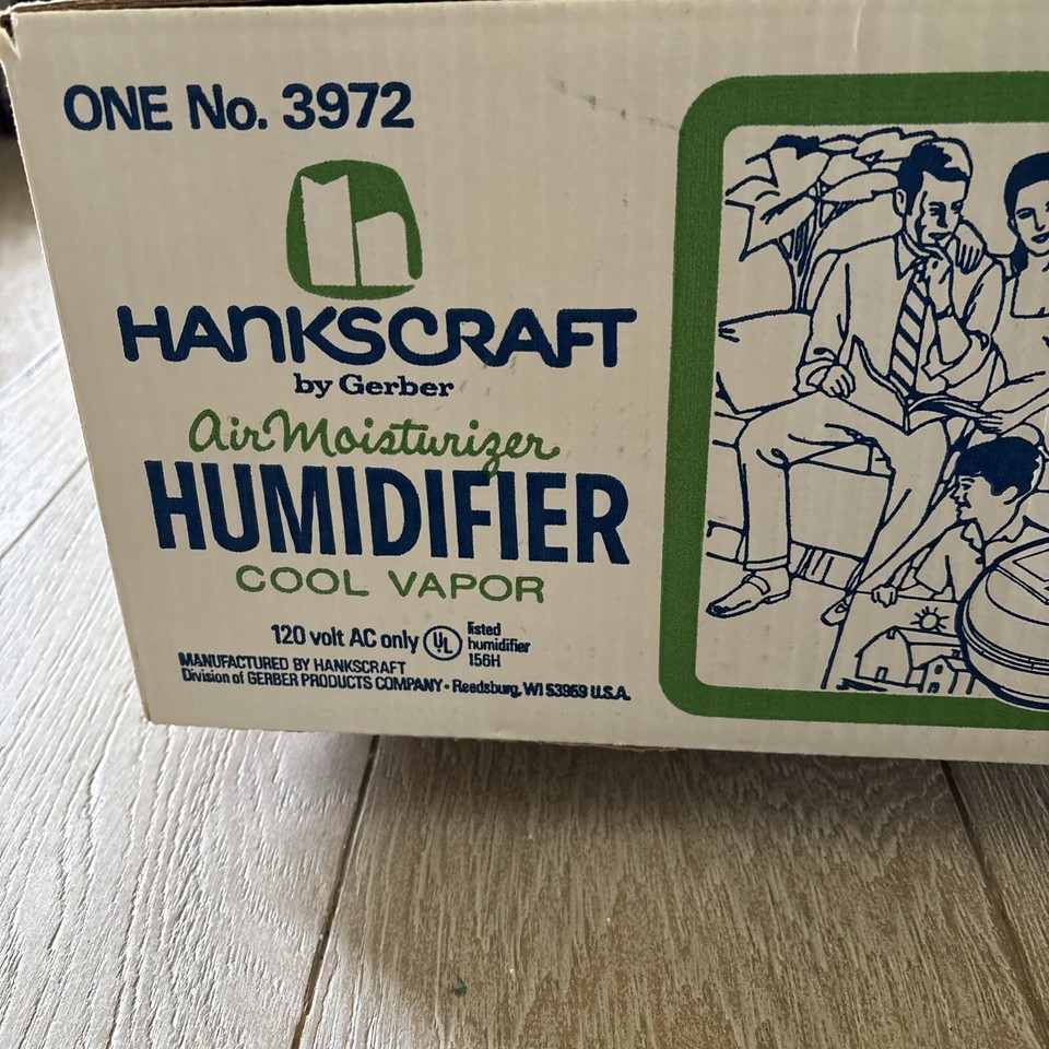 Hankscraft 3972-A Cool Vapor Mist Humidifier Vaporizer Air Moisturizer ...