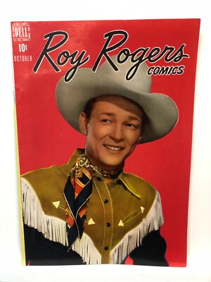 Roy Rogers # 10 FINE VERY FINE Oct. 1948 Photo cvr Creator names below ...