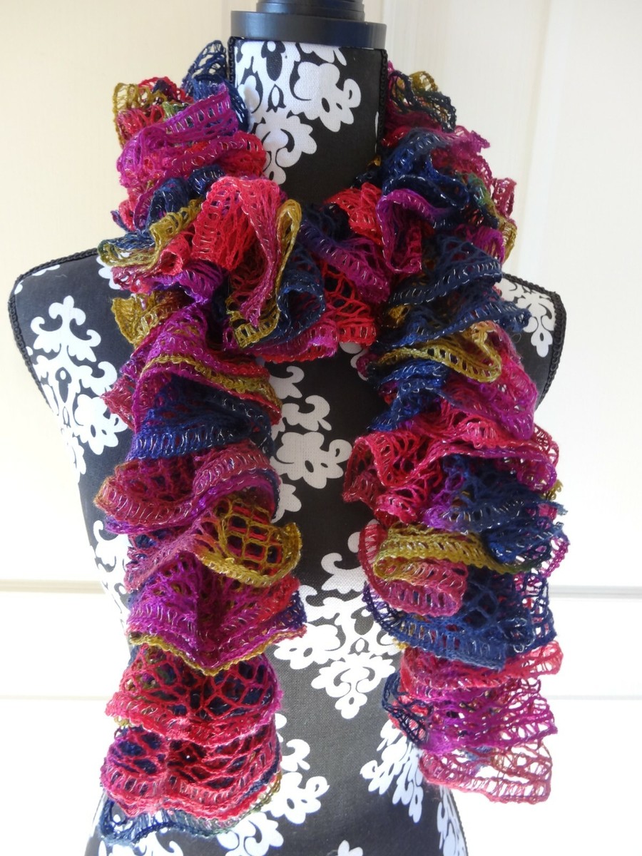Crochet Ruffle Scarf Patterns