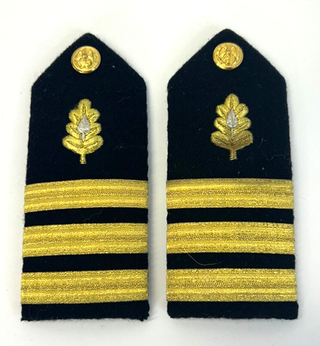 US Navy Medical Corps Commander Shoulder Boards | eBay