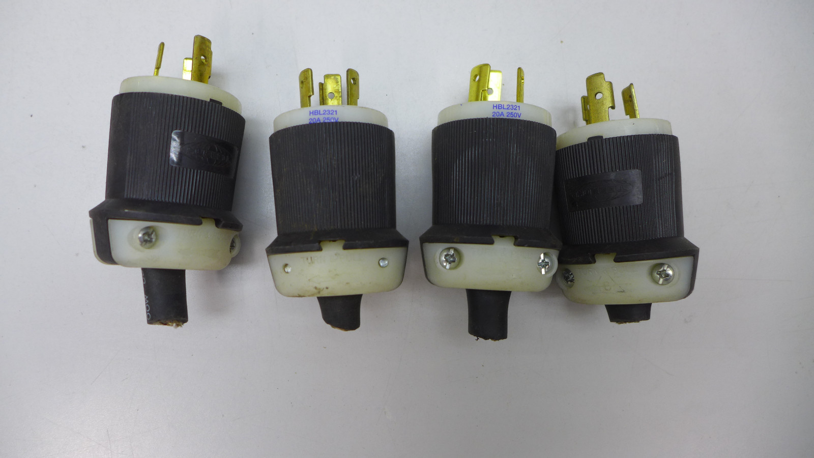 (4) Hubbell HBL2321 Twist-Lock Male Plug | eBay