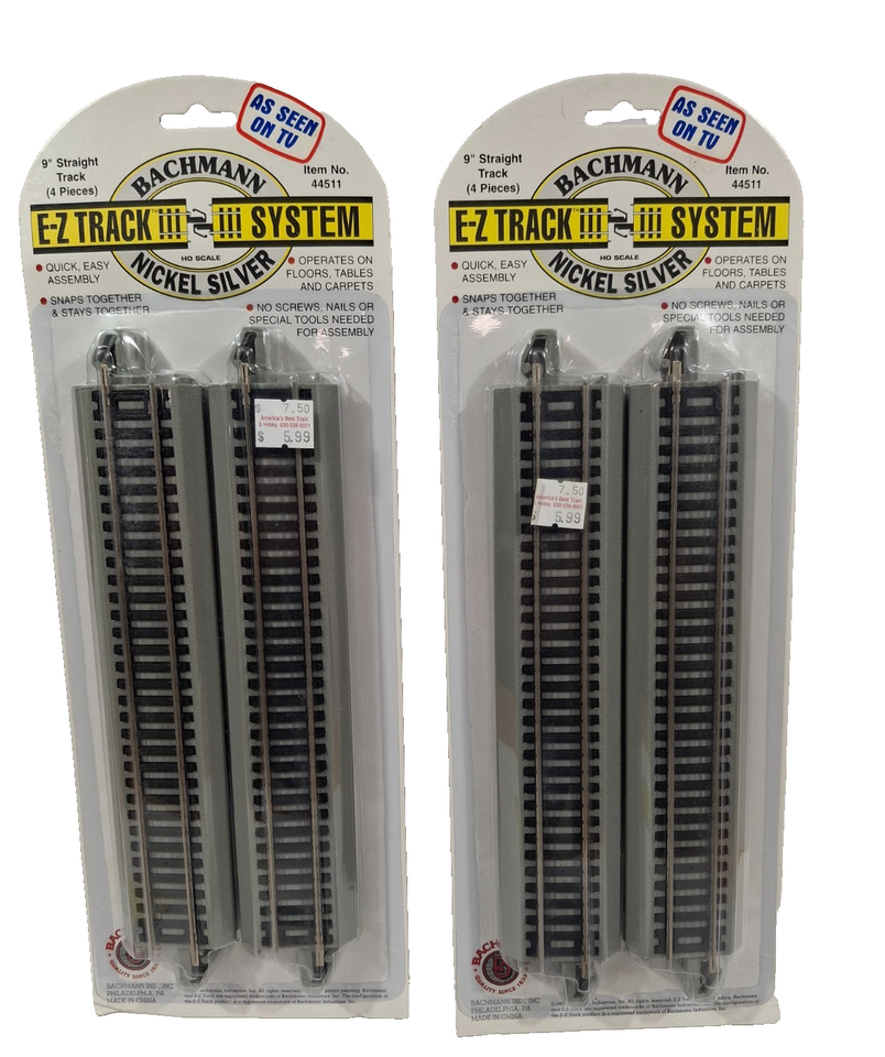 Lot of Bachmann E-Z Track System HO Scale Train Track and Accessories ...