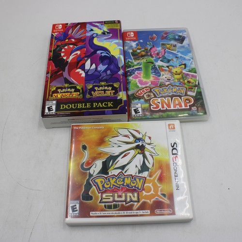 Pokemon Scarlet & Violet/Snap/Sun Nintendo Switch/3DS Boxes Only DN995 ...