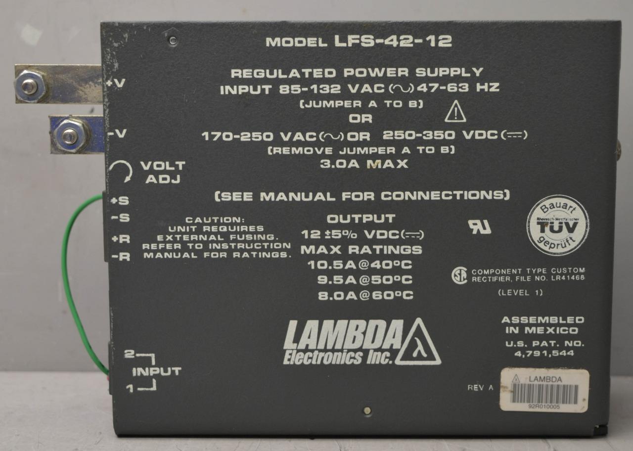 LAMBDA REGULATED POWER SUPPLY LFS-42-12 for sale online | eBay