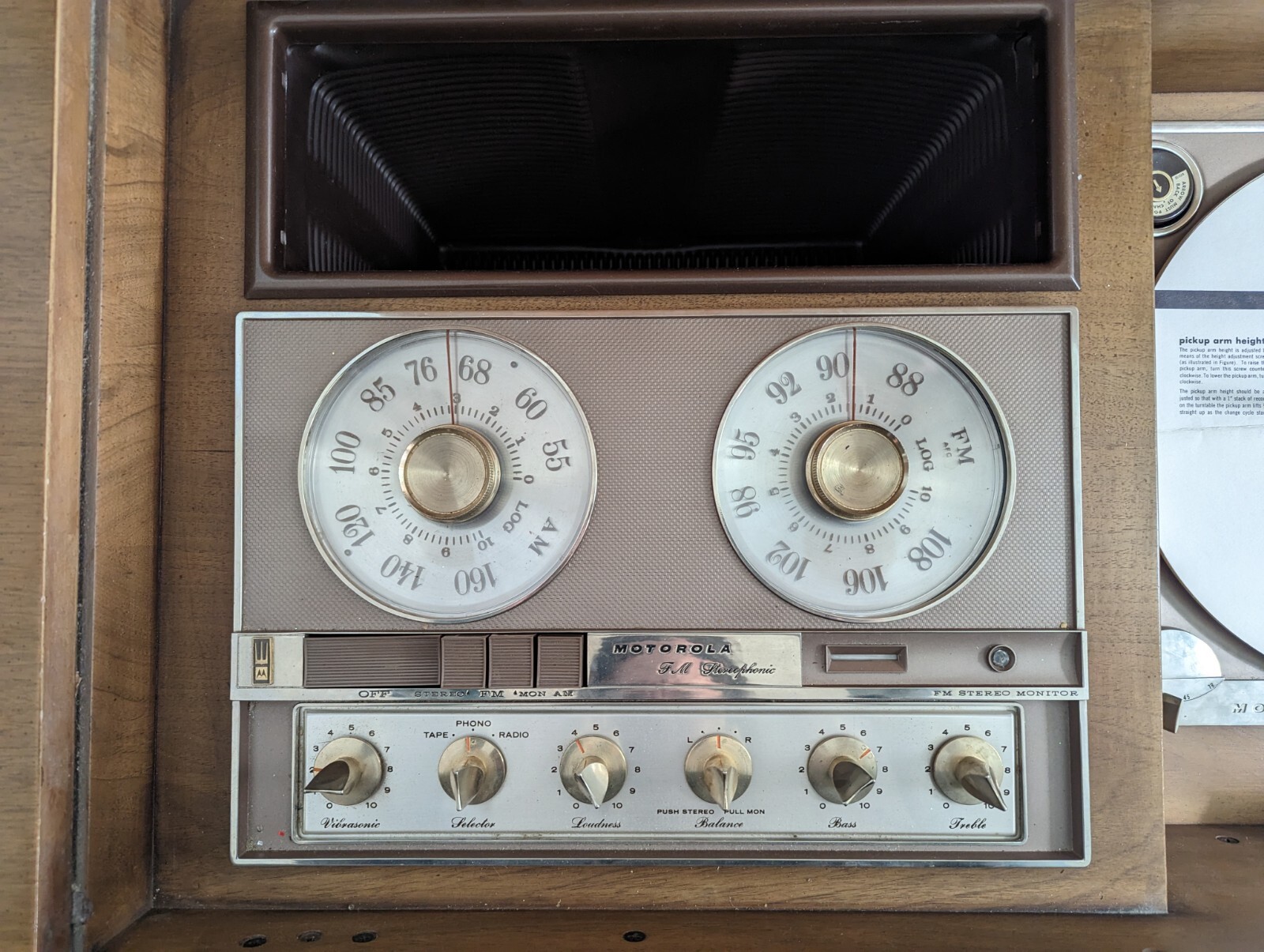 Vintage Motorola Console Stereo 1962 Model SK79W-1Z | eBay