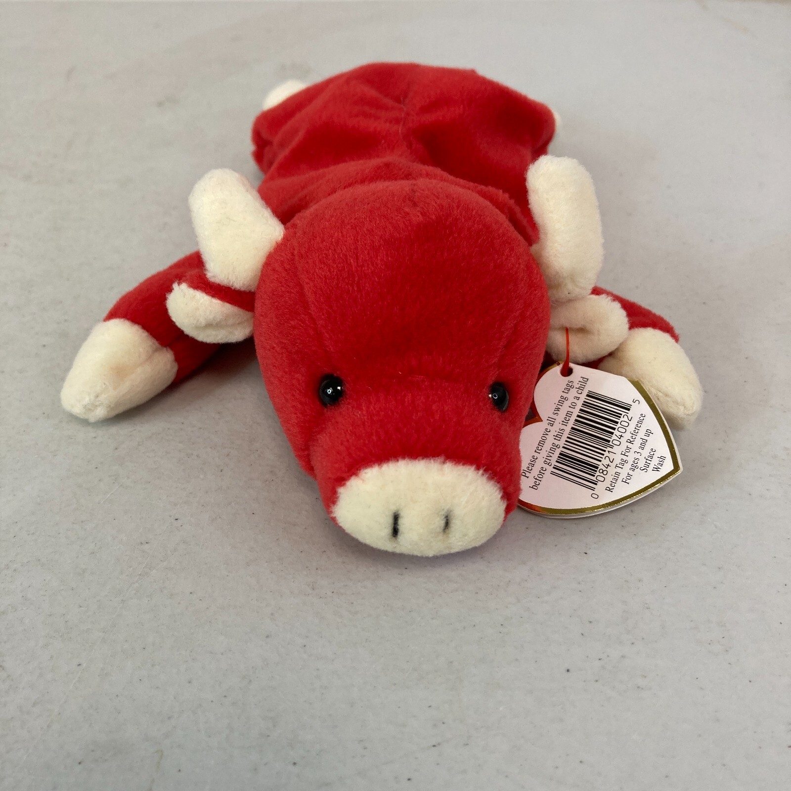 Ty Beanie Buddy "Snort the Bull" Washable Stuffed Animal Soft Plush Toy ...