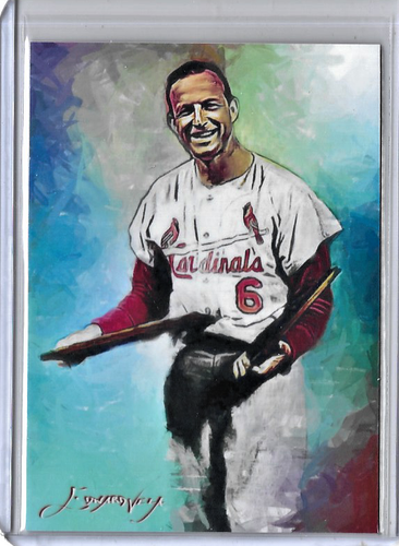 Stan Musial Authentic 2019 Limited Edition Artist Signed Print Card 48 ...