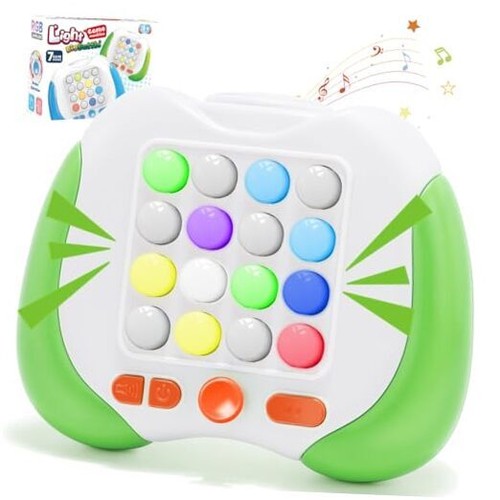 Quick Push Handheld Game for Kids 3-12, 7 Game Mode Flashing Fast Press ...