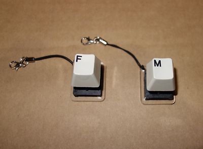IBM Model F + M Buckling Spring - KEYCHAINS Clicky Keyboard Switch ...