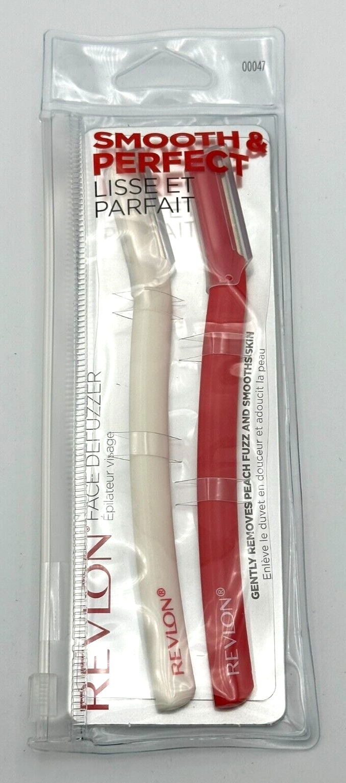 Revlon Smooth & Perfect Face Defuzzers - 2 count (1 White, 1 Red) | eBay