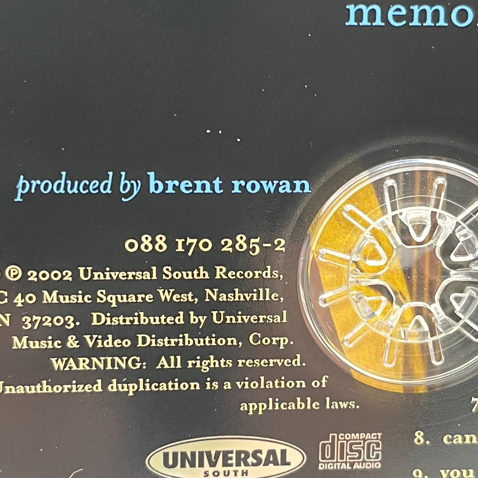 Joe Nichols – Man With A Memory - Universal South – CD Album 2002 | eBay