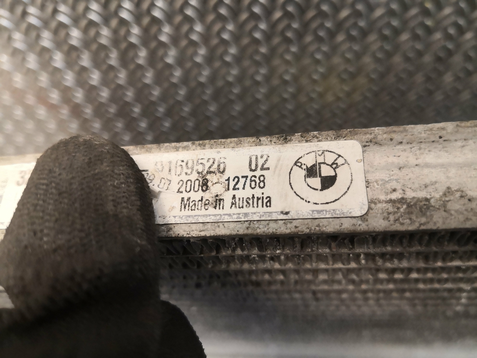 BMW 3 E90 320 d A/C Air con Condenser Radiator 9169526 2.0 Diesel 130 ...