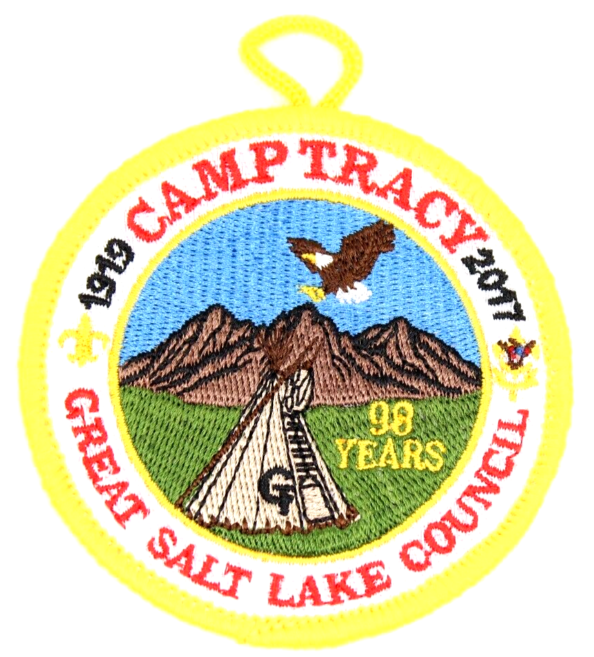 2017 Camp Tracy Great Salt Lake Council Patch Boy Scouts BSA Utah Eagle ...