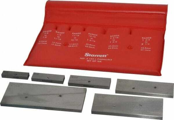 Starrett S154LZ Adjustable Parallel Set - Grey/Red (50586) for sale ...