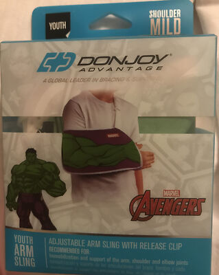 DonJoy Advantage Marvel Avengers Hulk Youth Adjustable Arm Sling NEW | eBay