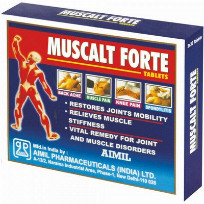 Aimil Muscalt Forte Tablets (30tab) Restores Joint Mobility | eBay ...
