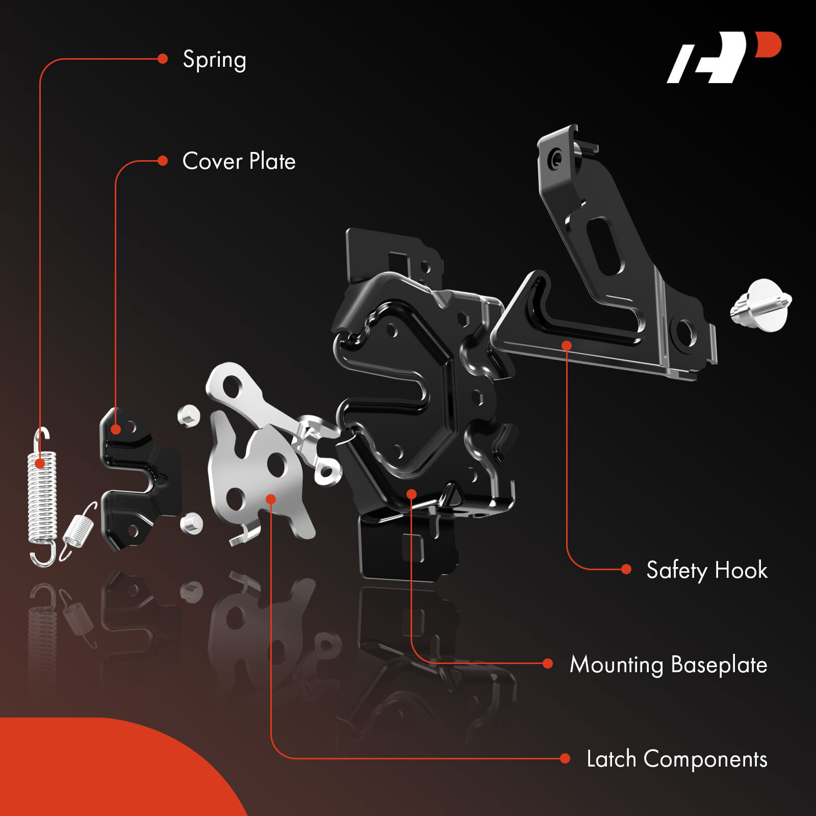 2x A-Premium Front Bonnet Hood Latch Lock for BMW X1 F48 2014-2023 ...