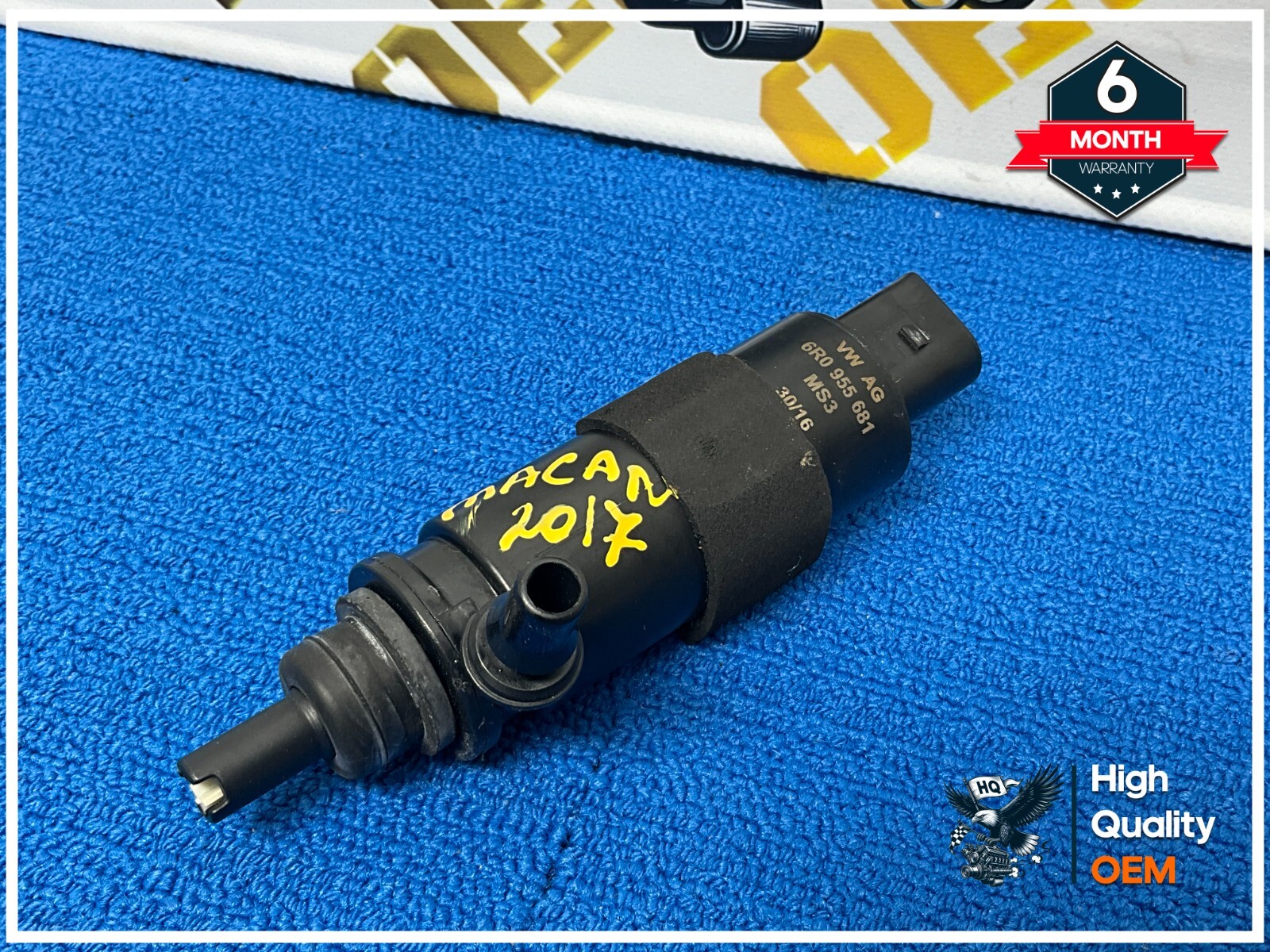 2015 - 2018 PORSCHE MACAN HEADLIGHT WASHER PUMP OEM 6R0955681 | eBay