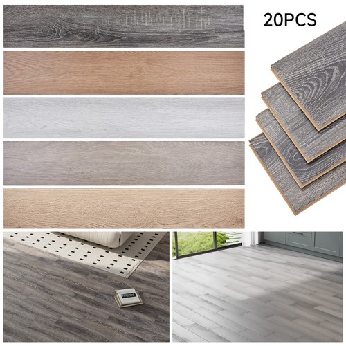 12mm Thick Click-Lock Laminate Flooring Plank Interlocking Wood-Look Tiles Decor | eBay UK