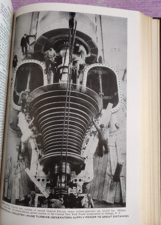 Grolier Encyclopedia Set of 11 Volumes 1944 Vintage Maroon Hardcover ...