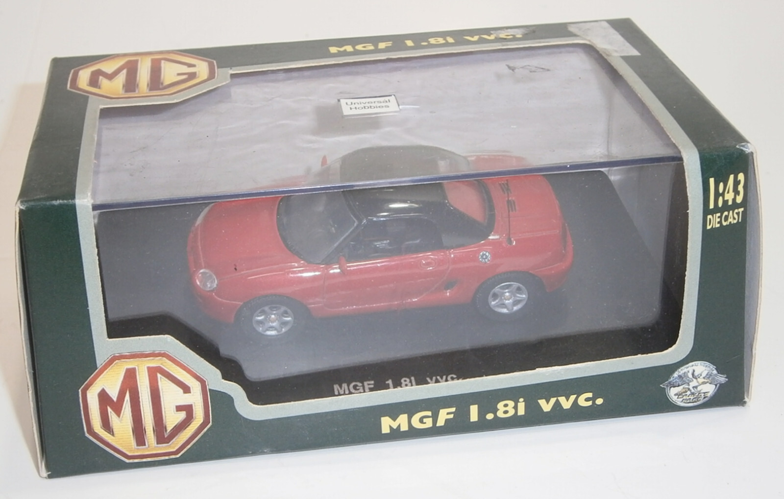 Universal Hobbies MG MGF 1.8i VVC. 1:43 Scale MIB 1996 red | eBay