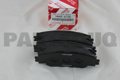 0446542190 Genuine Toyota PAD KIT, DISC BRAKE, FRONT 04465-42190 | eBay