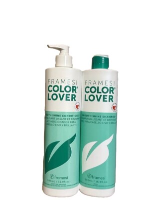 Framesi Color Lover Smooth Shine Shampoo and Conditioner 16.9 oz Duo | eBay