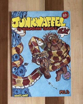 JUNKWAFFEL #3 1972 VAUGHN BODE Underground Comix Comic PRINT MINT | eBay