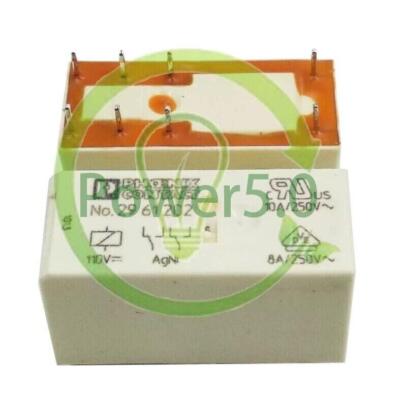 10Pcs Phoenix No.2961202 110V Power Relay 10A 250V Replace RT424110 ...