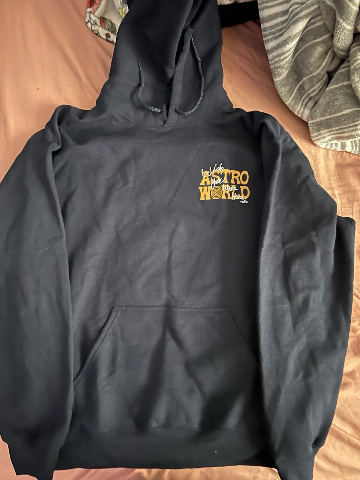 Travis Scott Astroworld Houston Exclusive Blue Hoodie… - Gem