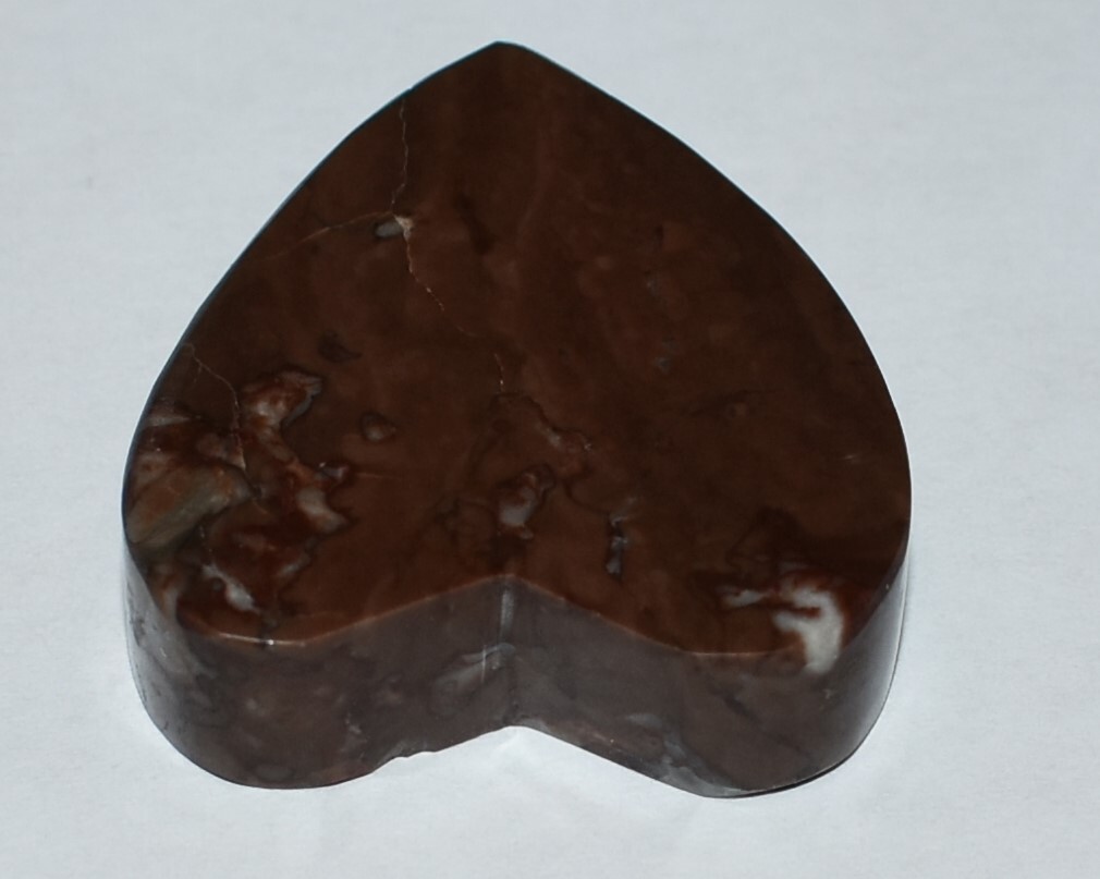 Flowering Blue Ridge Jade Chocolate Heart Hand Carved Ridge North ...