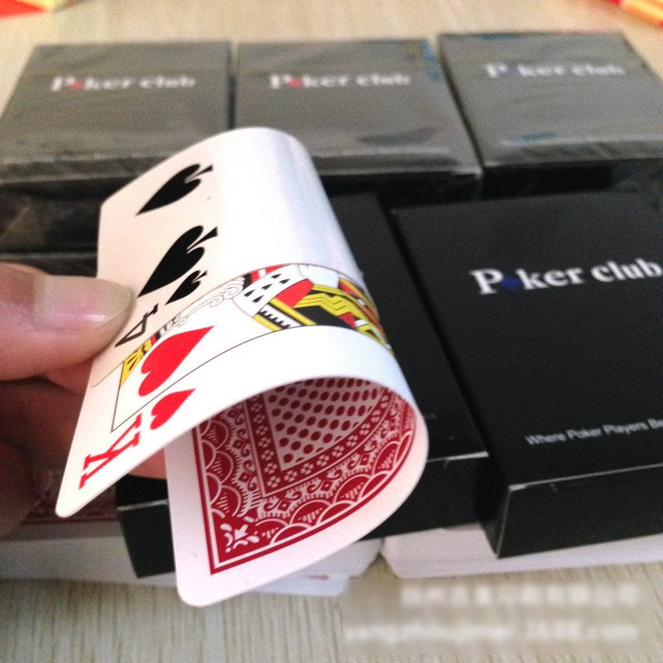 100% PLASTIC New Poker Size Good Playing Cards Excellent Free Shipping ...