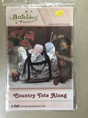 Attitudes! Country Tote-Along #6314 Pattern Clover Needlecraft, Inc. | eBay