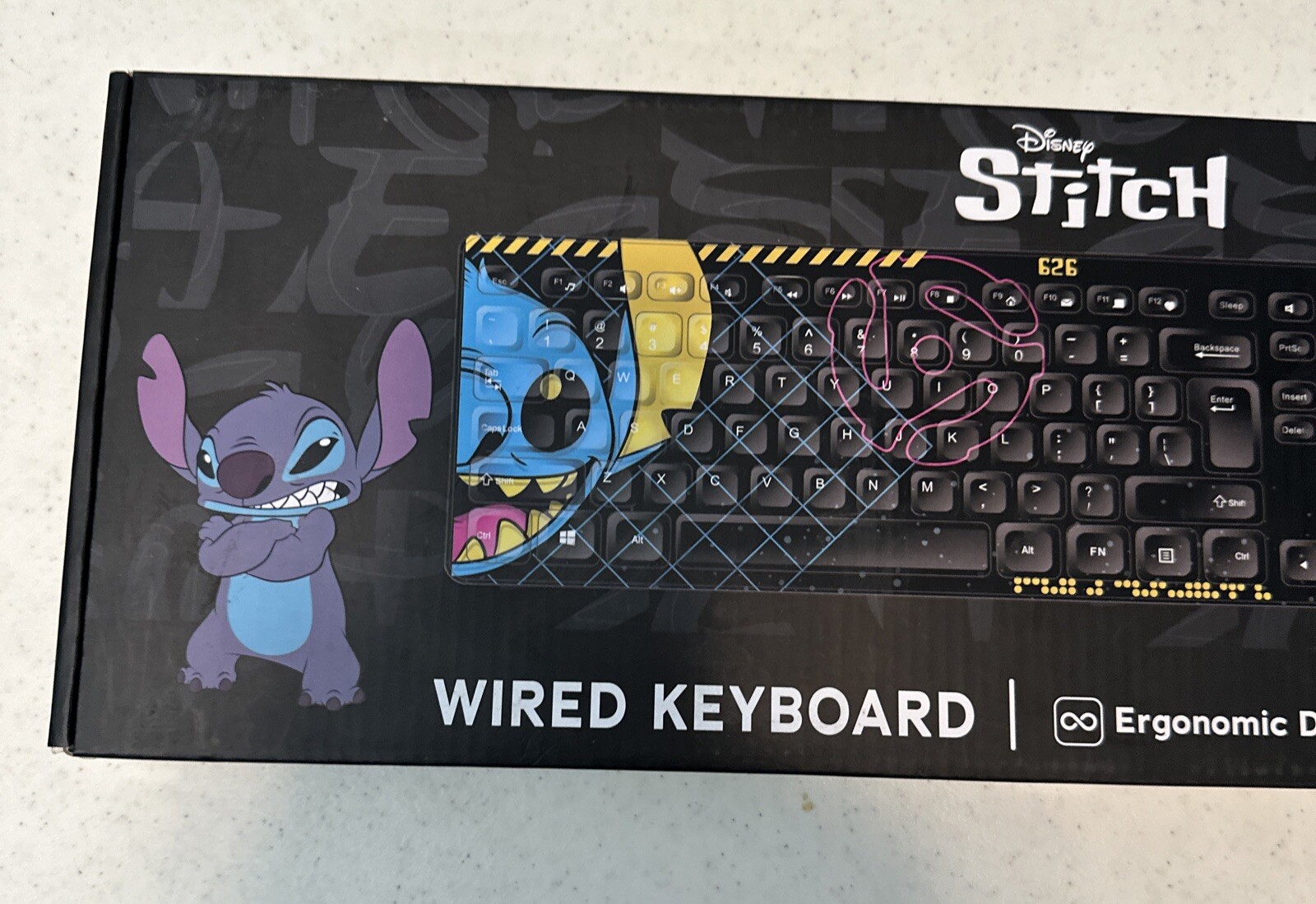 Culturefly Disney Stitch Wired Keyboard- for sale online | eBay