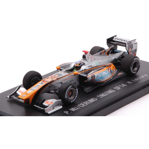 P.MU/SERUMO-INGING N.38 SUPER FORMULA 2014 H.ISHIURA 1:43 Ebbro Die ...