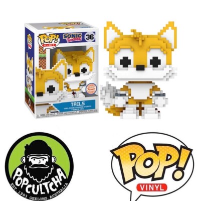 Sonic the Hedgehog - Tails 8-Bit Pop! Vinyl Figure "New" | eBay Australia