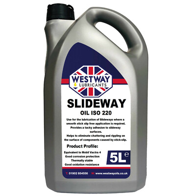 5L Slideway Oil 220 Horizontal and Vertical Slide Ways Mobil Vactra 4 ...