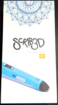 SCRIB3D P1 3D Printing Pen with Display - Includes 3D Pen, 3 Starter ...