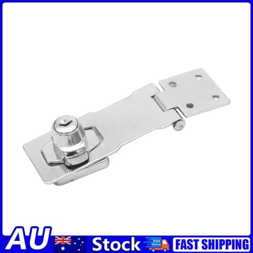 AU Punch-Free Stainless Steel Drawer Lock with Key Anti-Theft Door Bolt ...