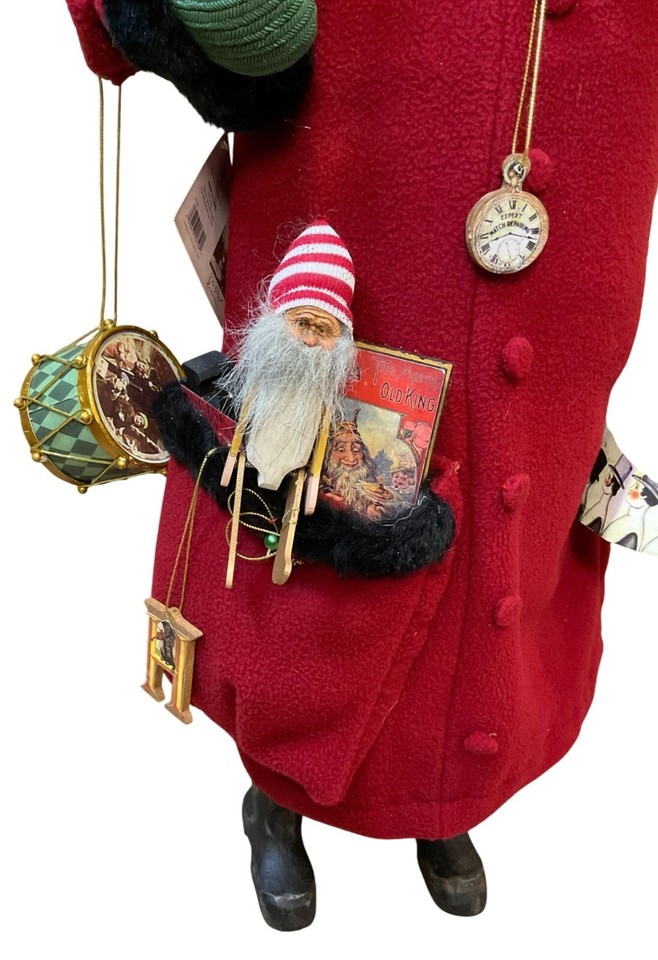 Dee Gann for Raz Imports 29 inch Plush Embellished Detailed VTG Santa ...