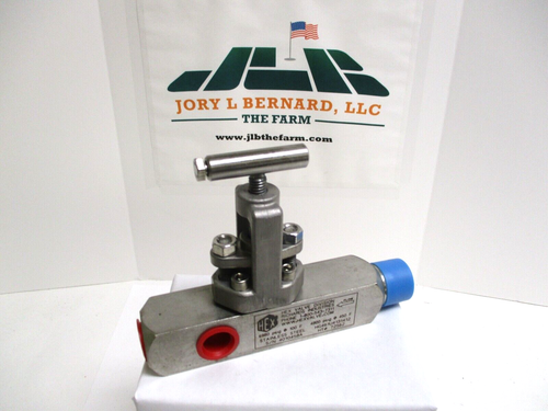 HEX BLOCK VALVE, SST, 3/4" MNPT x 1/2" FNPT, # HG461U4131412 | eBay