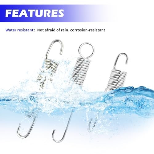 6PCS Motorcycle Kickstand Springs with 3 Size,Steel Kick Stand Spring ...