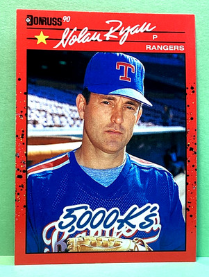 Nolan Ryan 1990 Donruss 5000 K strikeoutsbaseball card | eBay